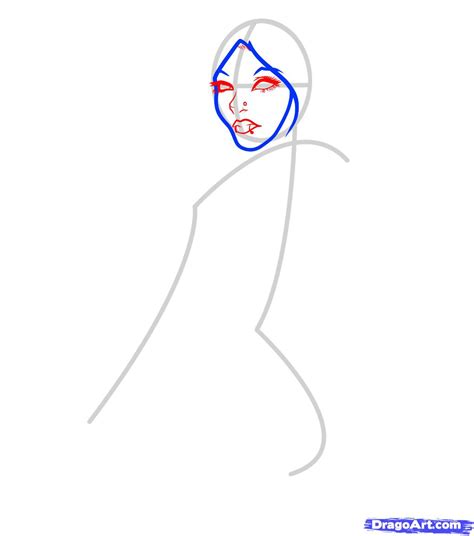 Как нарисовать девушку поэтапно карандашом легко