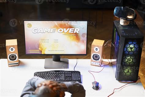 Heartbroken Gamer Dejected After Losing In Online Multiplayer Videogame Being Defeated By