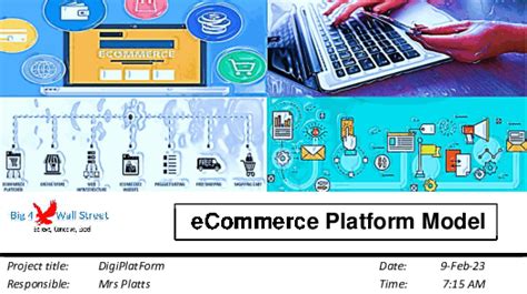 ECommerce Platform Model Template Excel XLS