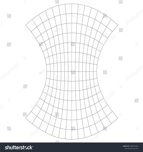 Grid Mesh Distorted Deformed Effect Abstract Stock Vector Royalty Free 2008439465 Shutterstock