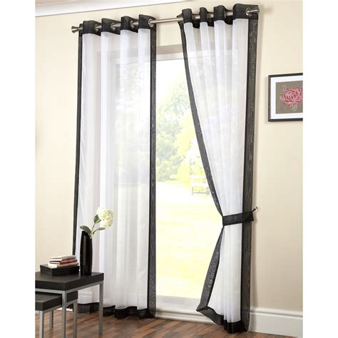 White Ring Top Voile Curtains At Erica Ferguson Blog