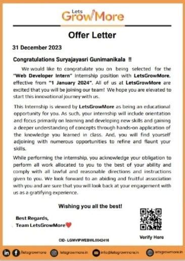 Surya Jaya Sri Gunimanikala On Linkedin Webdevelopment