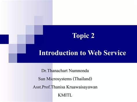 Introduction To Web Services Pdf