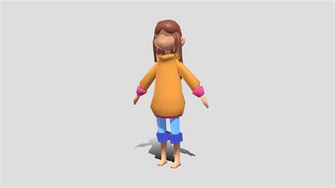 Low Poly Girl 3d Model By Orfenn Schuller Orfenn Schuller D3e2201 Sketchfab