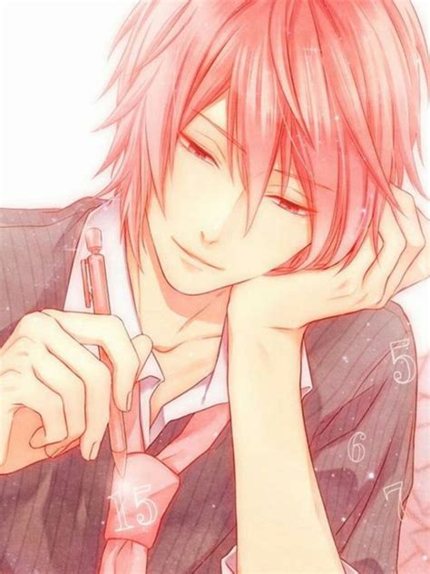Аниме где парень с розовыми волосами Zefirka Club фото и картинки