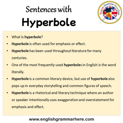 Examples Of Hyperbole