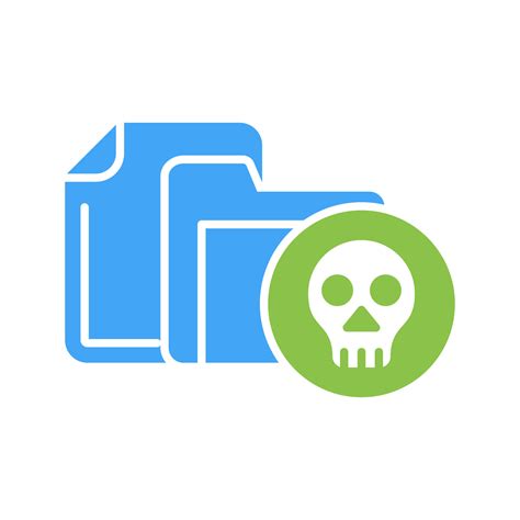 Infected File Vector Icon 20631860 Vector Art At Vecteezy