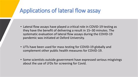 Lateral Flow Assay Lsa Pptx