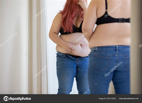 Plus Size Girl With Jeans Stock Photo Ryanking