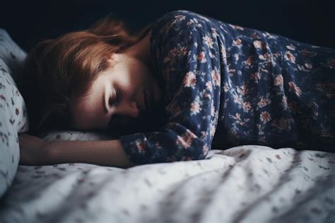 Premium Ai Image Shot Of An Unrecognizable Woman Lying On Her Bed