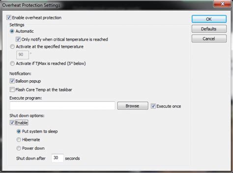 Core Temp скачать на Windows бесплатно