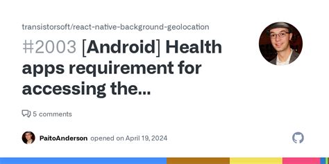 Android Health Apps Requirement For Accessing The Activityrecognition Permission · Issue