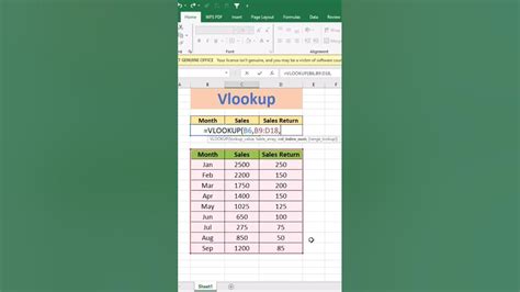 How To Use Vlookup Formula In Excel Viralshorts Trending Ytshortsviral Youtube