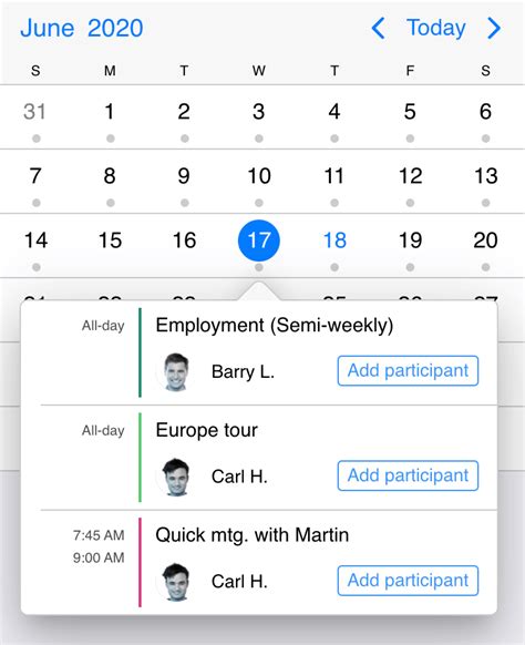 New Release 50 Beta 2 With Event And Header Customization Mobiscroll Blog Design Ui And Ux
