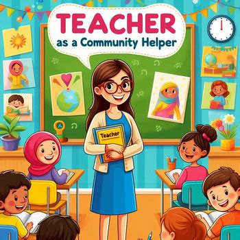 Teacher As A Community Helper Creative Writing And Fun Craft Activities