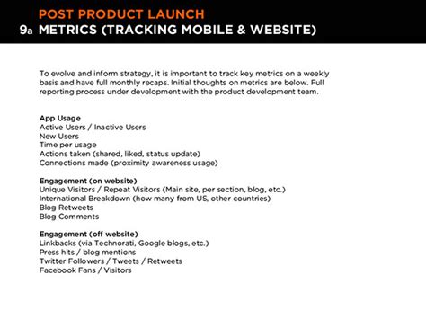 Post Launch Metrics 9a Of 9 On Behance