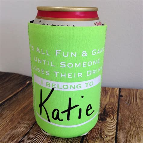 Diy Custom Koozies With Heat Transfer Vinyl Free Silhouette Studio