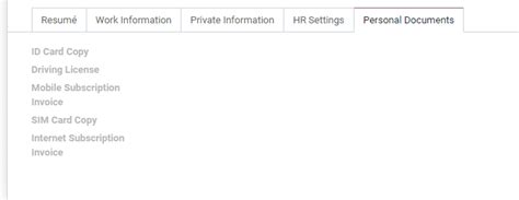 Employee Documents In Odoo HR Module