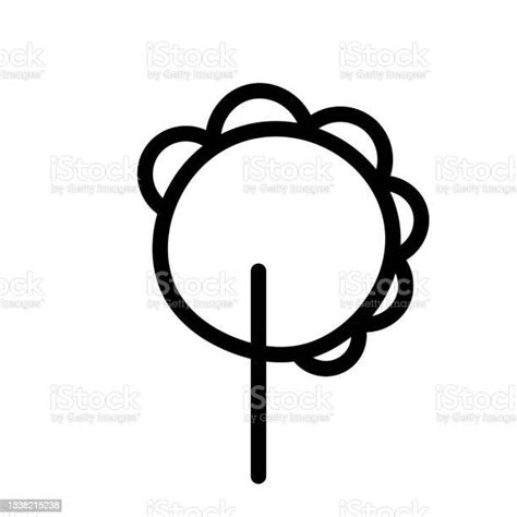 흑백 템플릿 트리 아이콘입니다 흰색 배경에서 격리된 벡터 기호 기호입니다 나무 플랫 라인 아이콘 세트 식물 조경 디자인 비즈니스 아이디어 개념 개념에 대한 스톡 벡터 아트