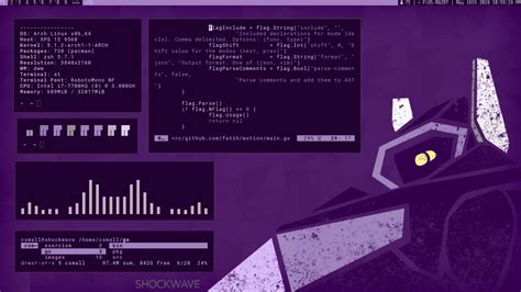 [dwm] Shockwave R Unixporn