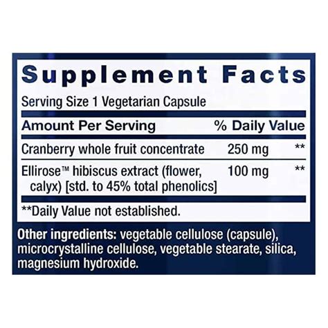 Life Extension Optimized Cran Max® Cranberry Whole Fruit Concentrate With Ellirose™ Health Nut