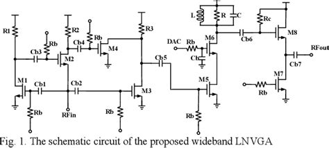 Figure 1 From A 246 45ghz Low Noise Variable Gain Amplifier Based On