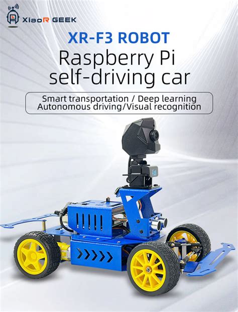 xiaor geek raspberry pi ai self driving smart programmable robot donke
