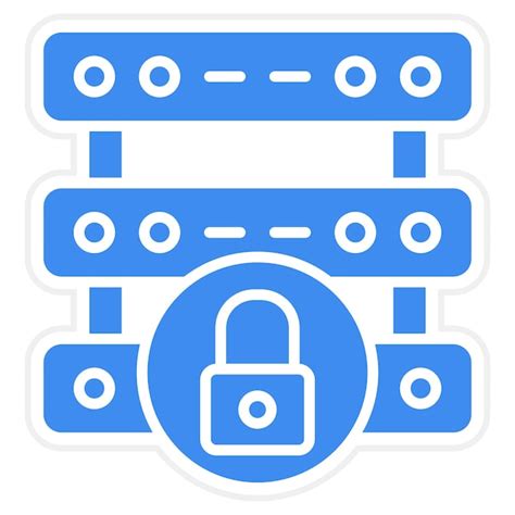 Premium Vector Server Security Icon Vector Image Can Be Used For Protection And Security