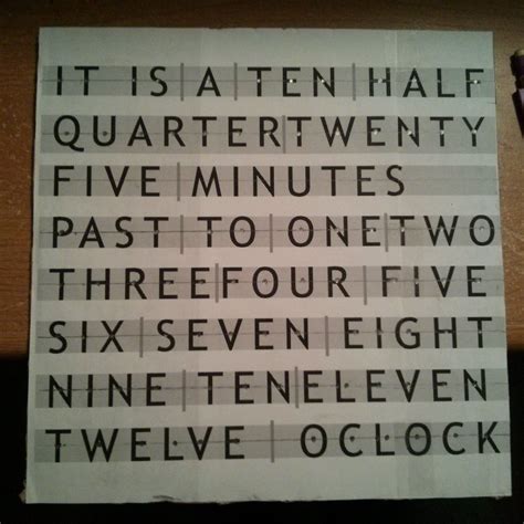 Build An Arduino Word Clock Mike Gualtieri