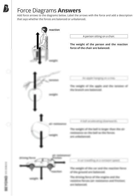 SOLUTION Force Diagrams Worksheet Answers Studypool
