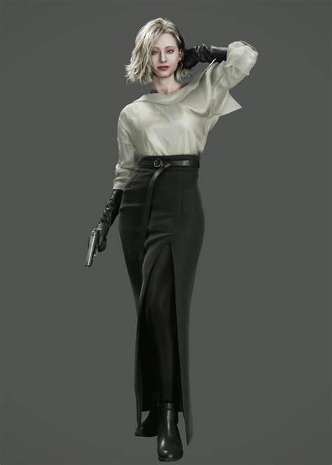 Grace Ashcroft Film Noir Render Resident Evil Requiem Art Gallery