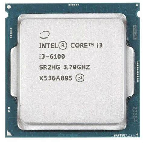 Silver Intel Core I3 6100 Processor 6th Generation Processor Socket 1151 3 70 Ghz At ₹ 4100