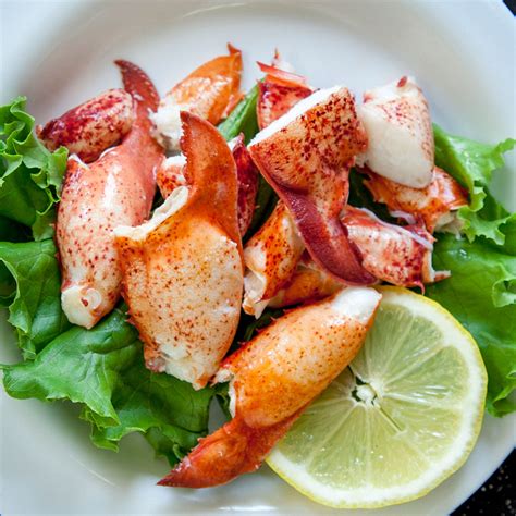 Cooked Lobster Meat Claw And Knuckle Caudles Catch Seafood