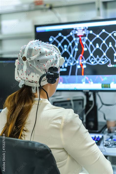 Scientists Conduct Experiments With Eeg Caps Exploring Neurofeedback Techniques Cognitive