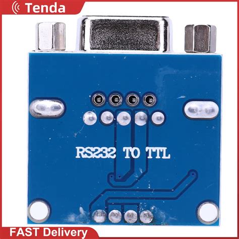max3232 rs232 to ttl max232 flashing board 3 3v 5 5v female serial to ttl module tx rx vcc gnd