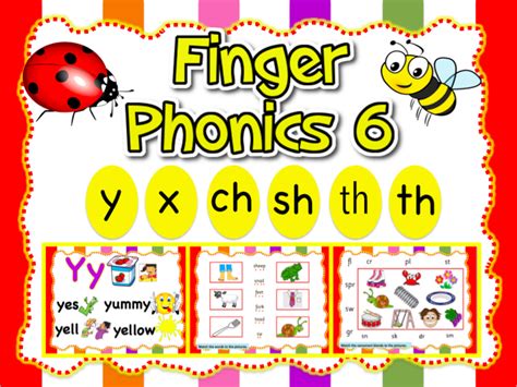 Phonics 6 Y X Ch Sh Th Th Animated PPT 23 Slides Teaching Resources