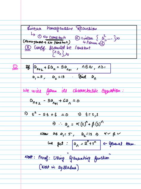 Recursive Equation Solving Method Pdf
