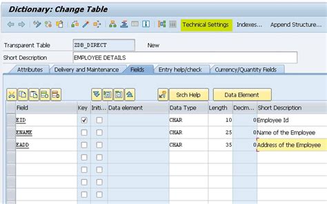 Amarmn SAP ABAP SAP UI5 SAP Fiori CREATE DB TABLE USING DIRECT