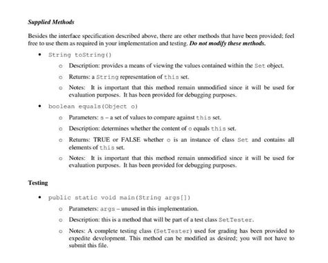 Solved Project 5 Set Class In This Project You Will