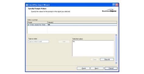 Inserting Webi Report Content Into An Excel Spreadsheet