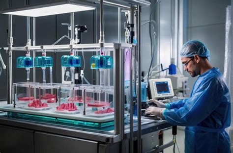 Premium Photo Advanced Bioprinting Equipment In A Laboratory