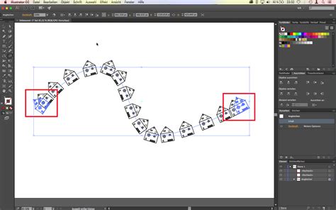 Adjusting Distance Of Blended Objects To Start And End Points In