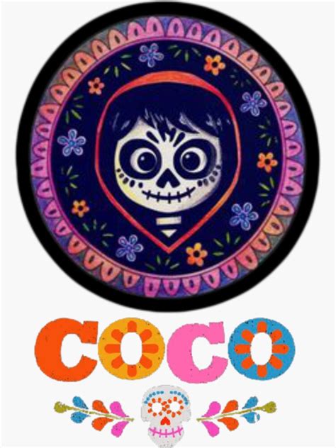Coco Animation Movie Sticker Sticker For Sale By Demihooligan Redbubble