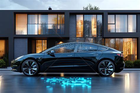 전기 자동차 실루엣