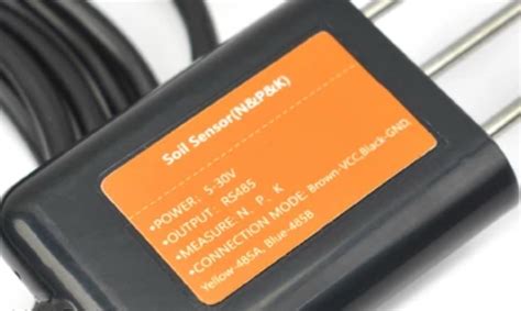 RS MODBUS RTU Soil NPK Measure Sensor For For Efficient Agricultural