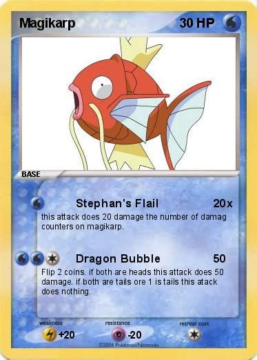 Pokémon Magikarp 4 4 Stephans Flail My Pokemon Card