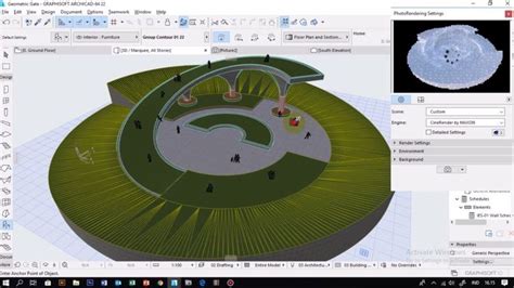 Tutorial Archicad 22 How To Make A Custom Circle Ramp With The Morph Tool