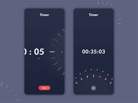 Timer App Interface By Pierre L On Dribbble