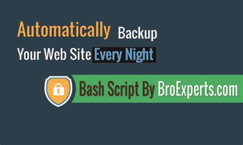 Automatic Backup In Linux Using Bash Script Linux Data Backup