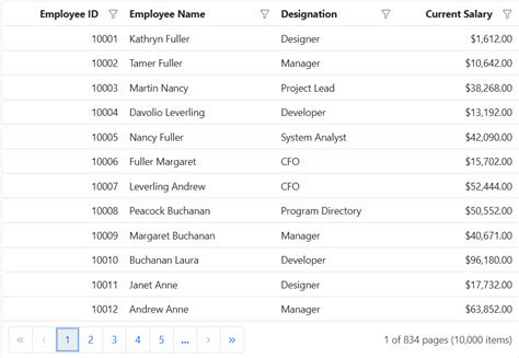 excel like filter in syncfusion asp core grid